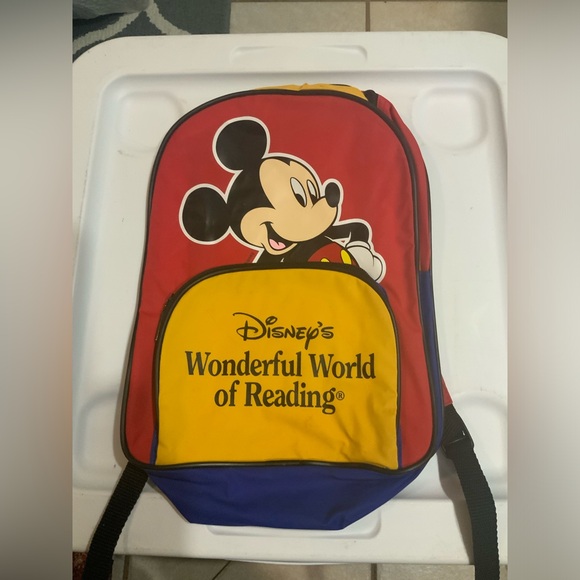 Disney | Accessories | Disneys Wonderful World Of Reading Book Club Bag ...